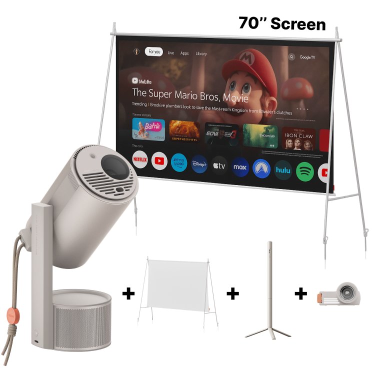 [2025 New] XGIMI MoGo 3 Pro All-in-One, Outdoor Projector with Stand ...